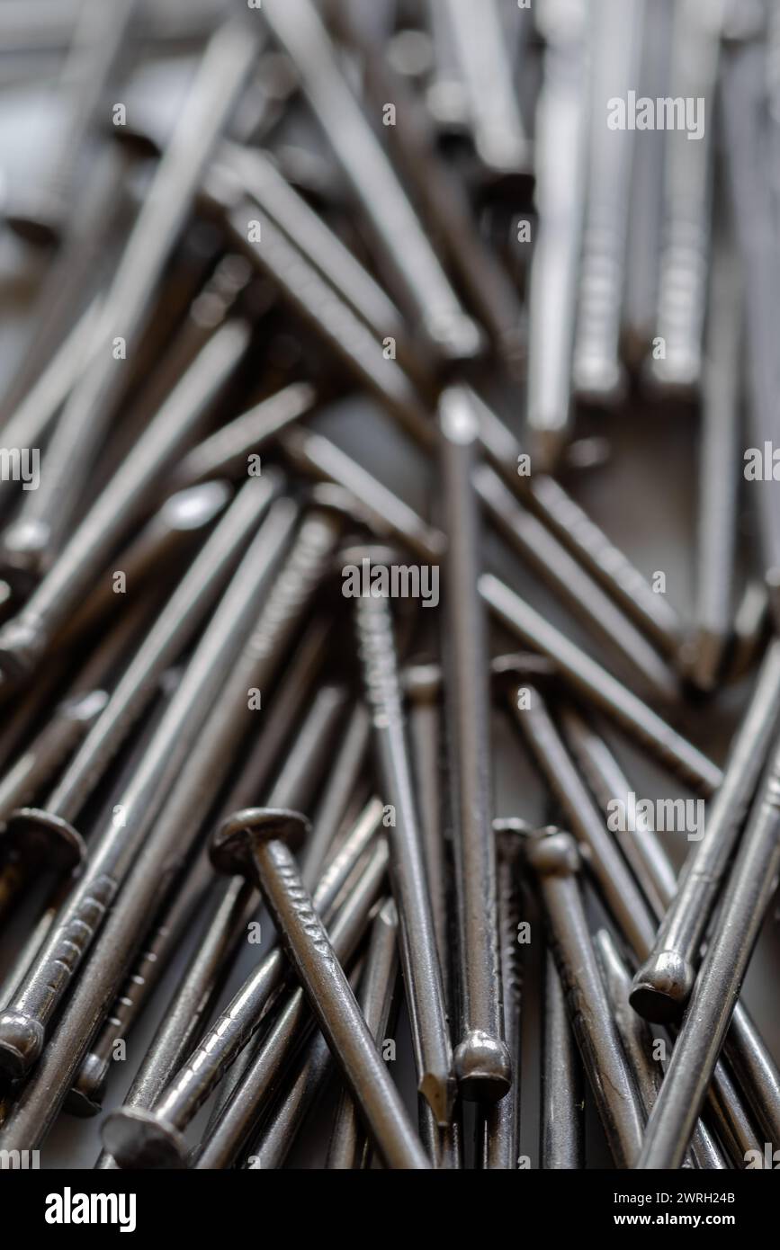 Silver metal pile hi-res stock photography and images - Alamy