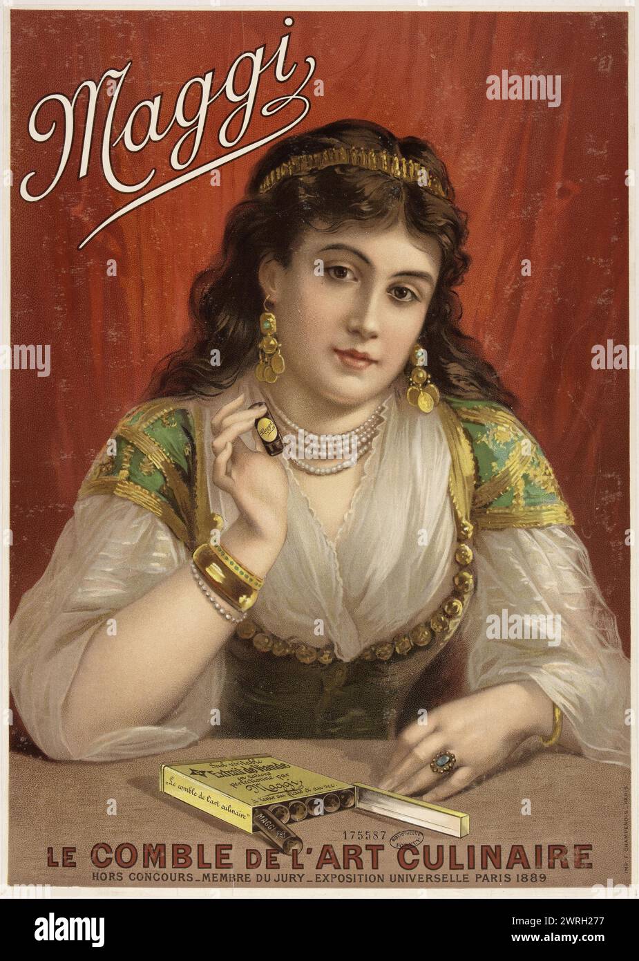 Maggi. Le comble de l'art culinaire, 1894. Private Collection Stock ...