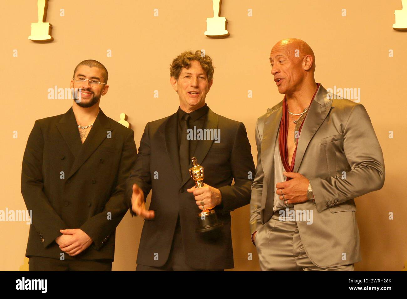 March 10 2024, Los Angeles, California, USA: Bad Bunny, Jonathan Glazer ...