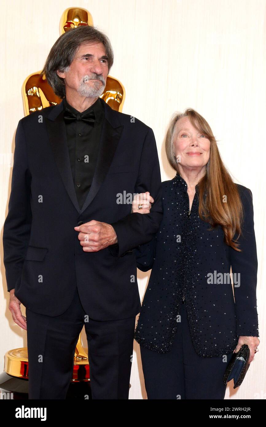 March 10, 2024, Los Angeles, California, USA: Jack Fisk, Sissy Spacek ...