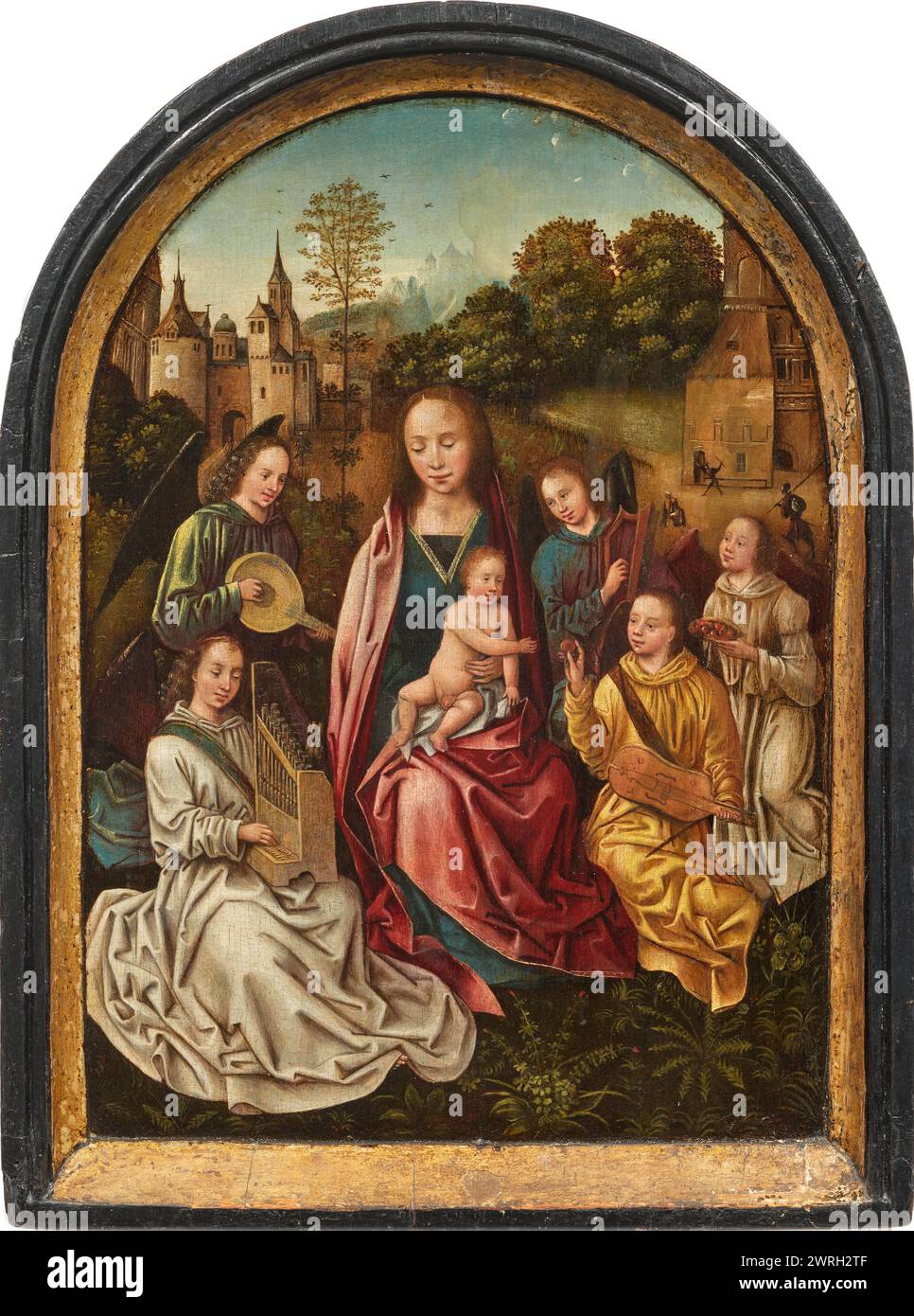 Virgin mary surrounded angels jesus hi-res stock photography and images ...