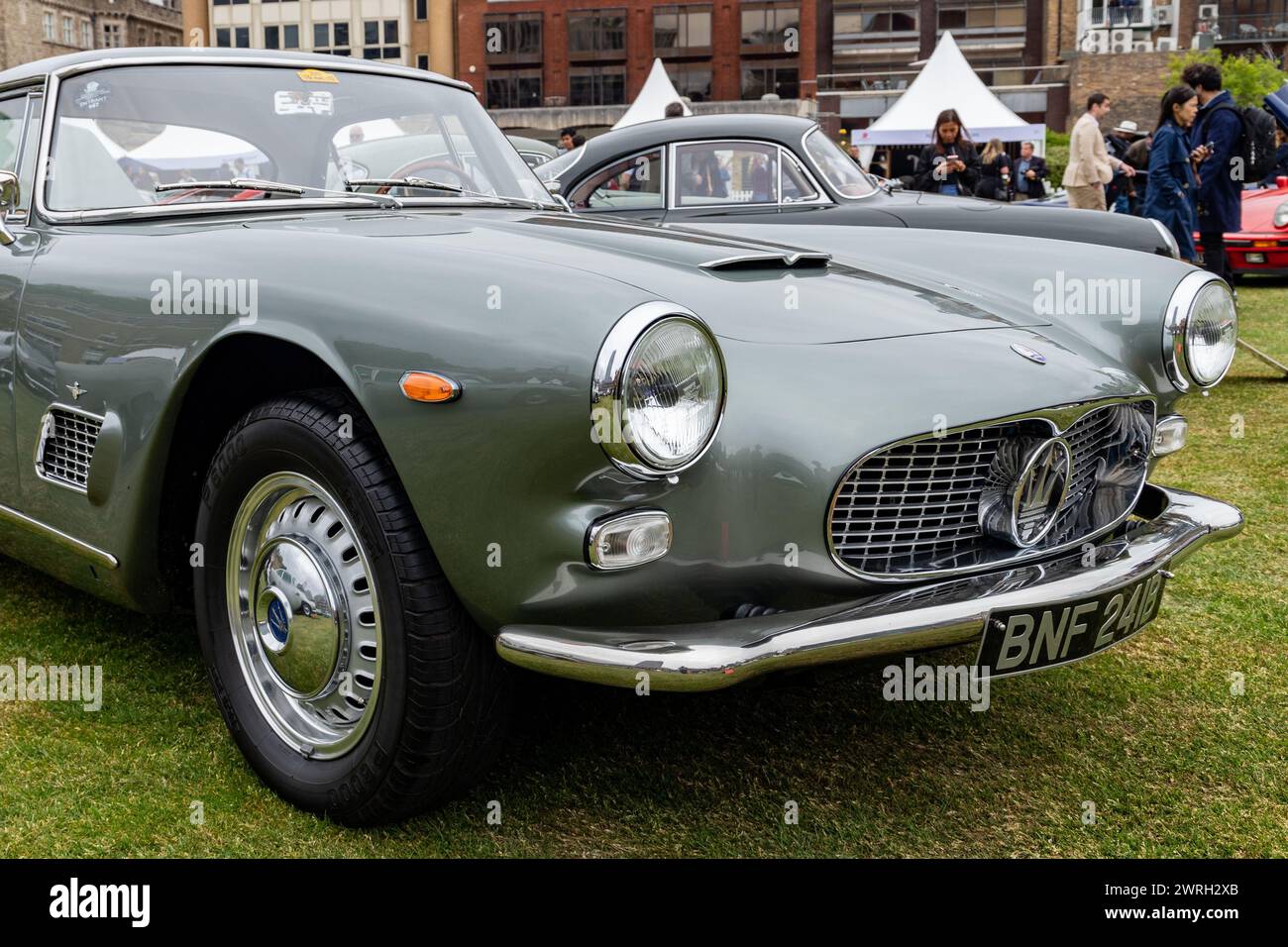 Classic Maserati 3500 GTI at the London Concours classic car show Stock ...