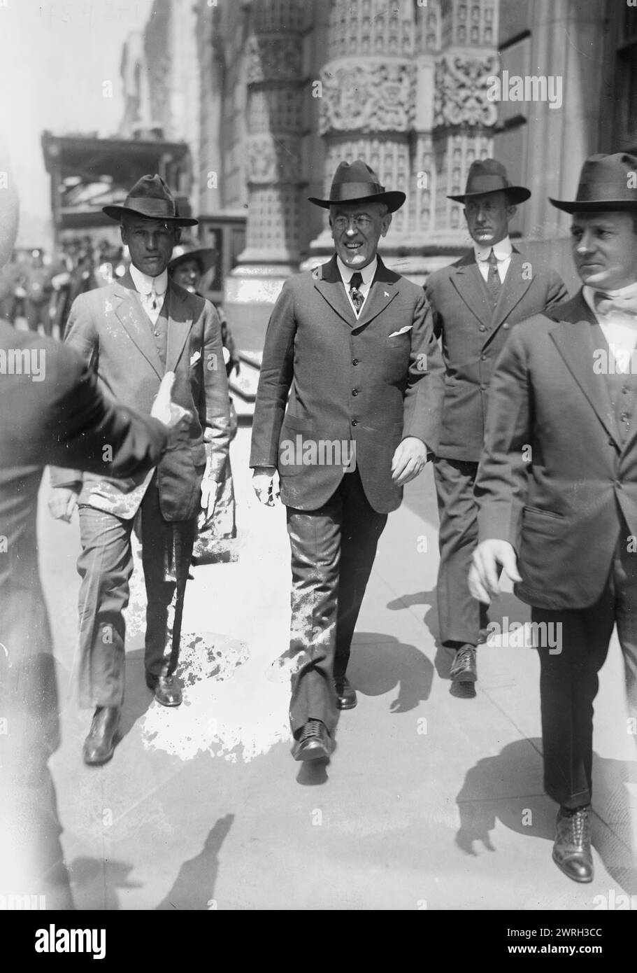 Wilson 18 May 1918 President Woodrow Wilson 1856 1924 Marching In A
