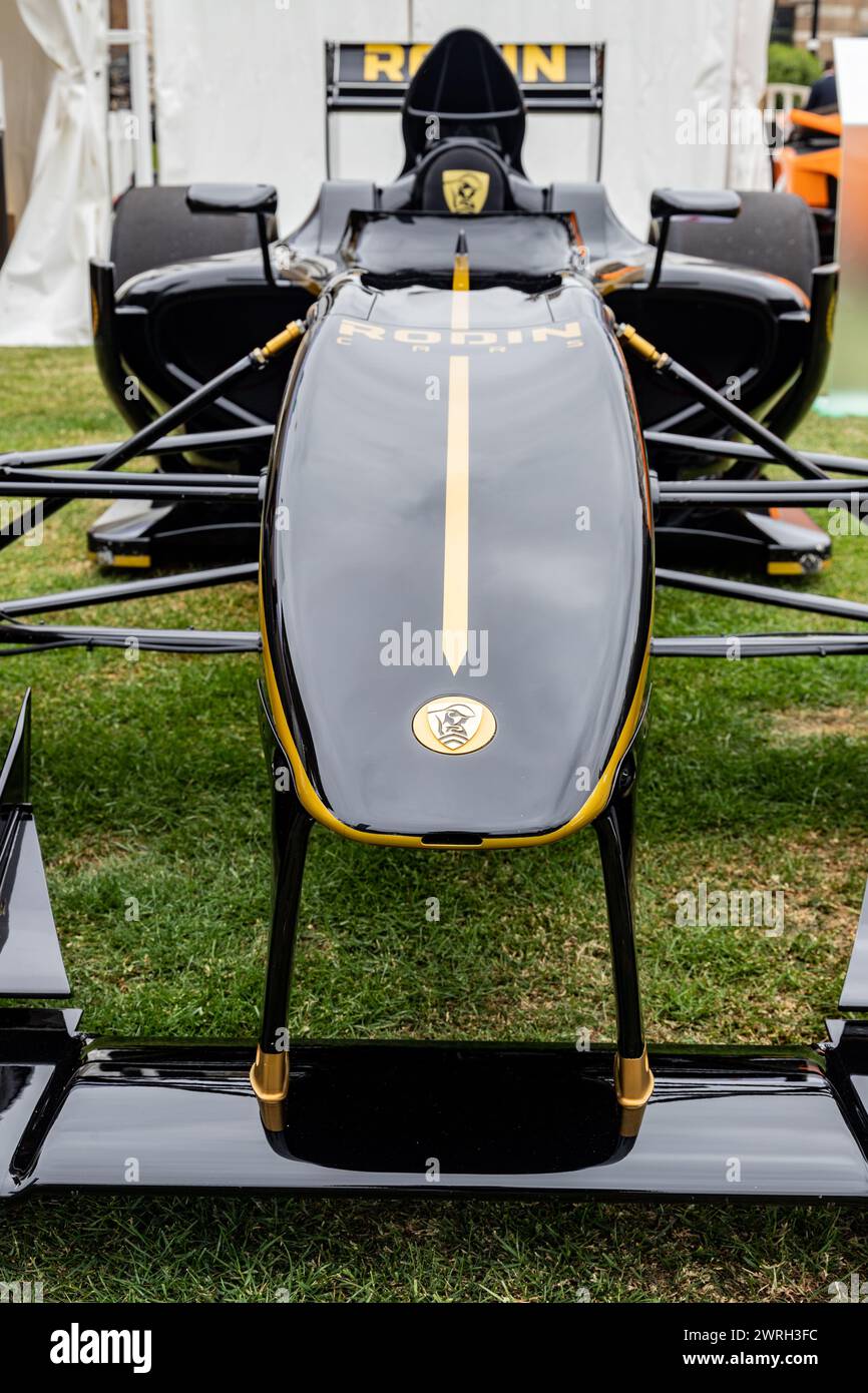 Rodin track day racing car at the London Concours classic car show ...
