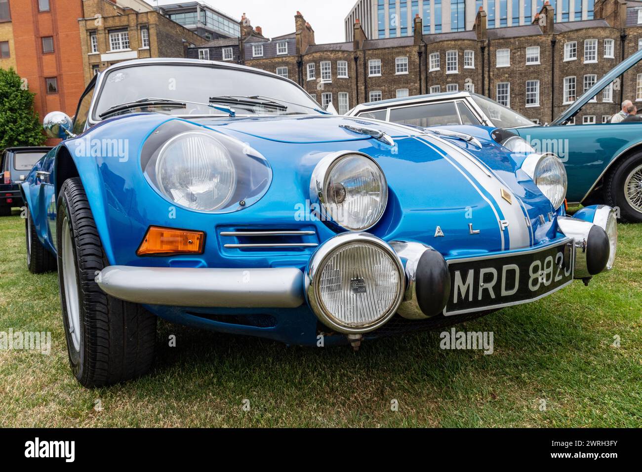 Classic Alpine A110 at the London Concours classic car show Stock Photo ...