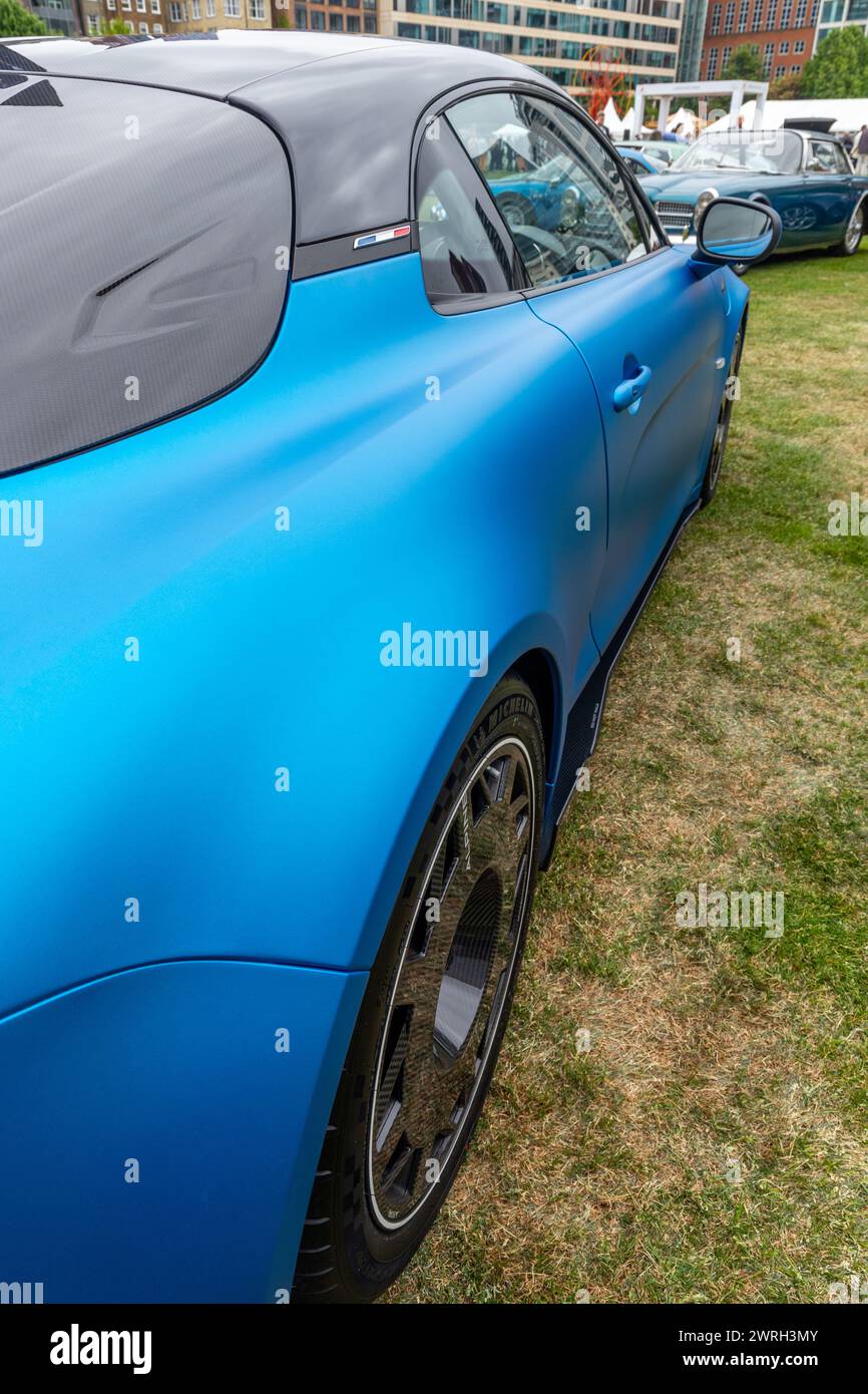 Alpine A110 at the London Concours classic car show Stock Photo - Alamy