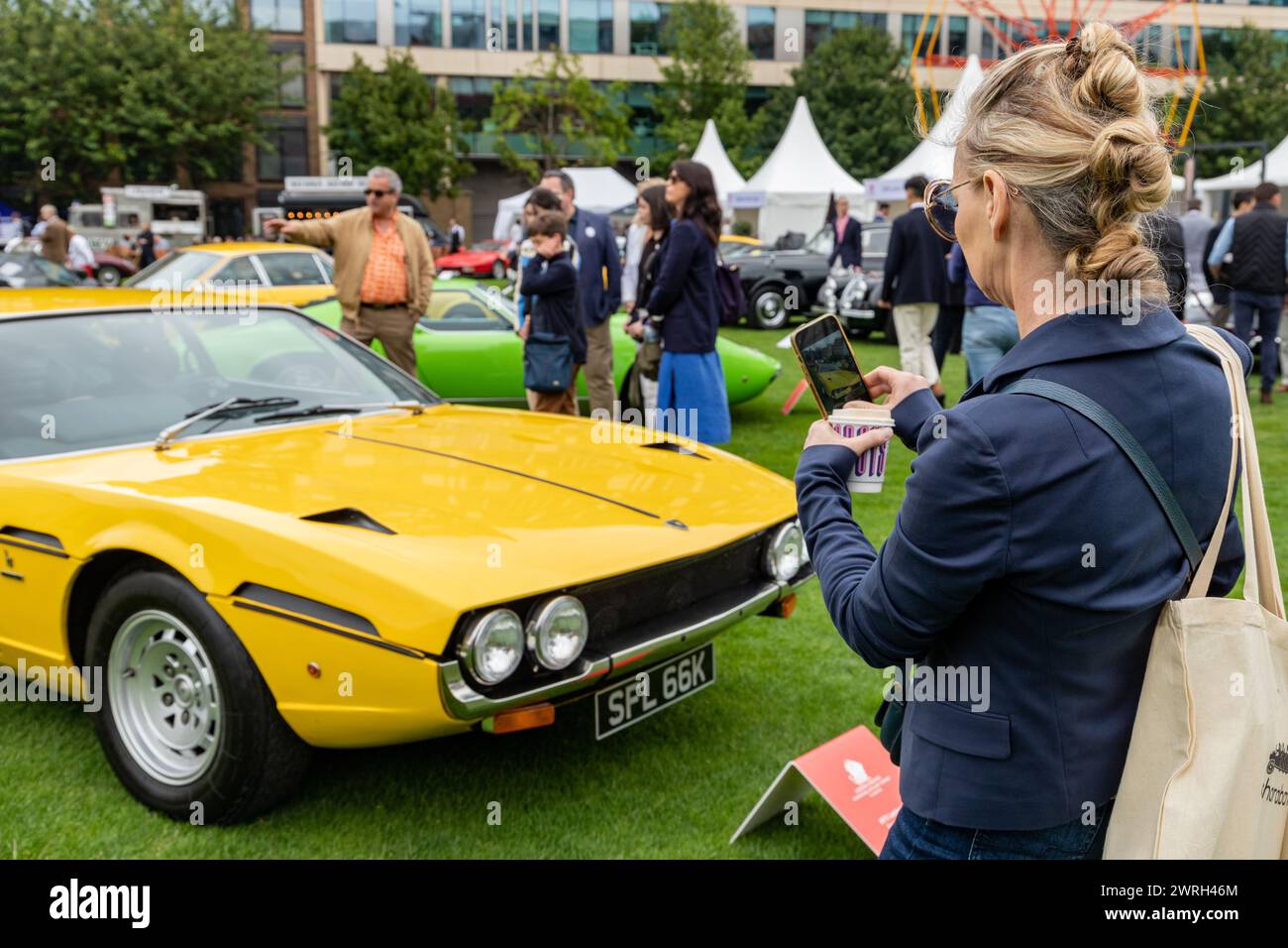Lamborghini at the London Concours classic car show Stock Photo - Alamy