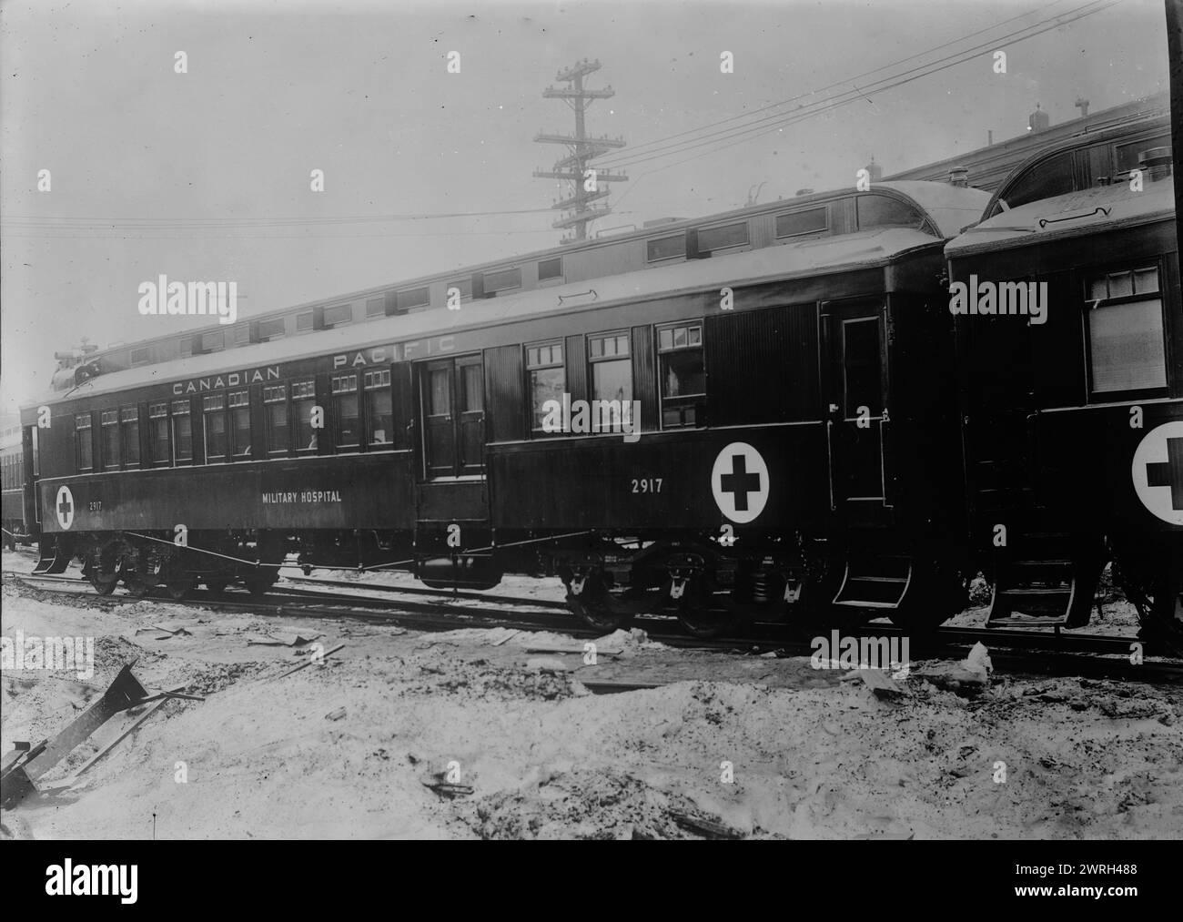 Hospital railroad car Black and White Stock Photos & Images - Alamy
