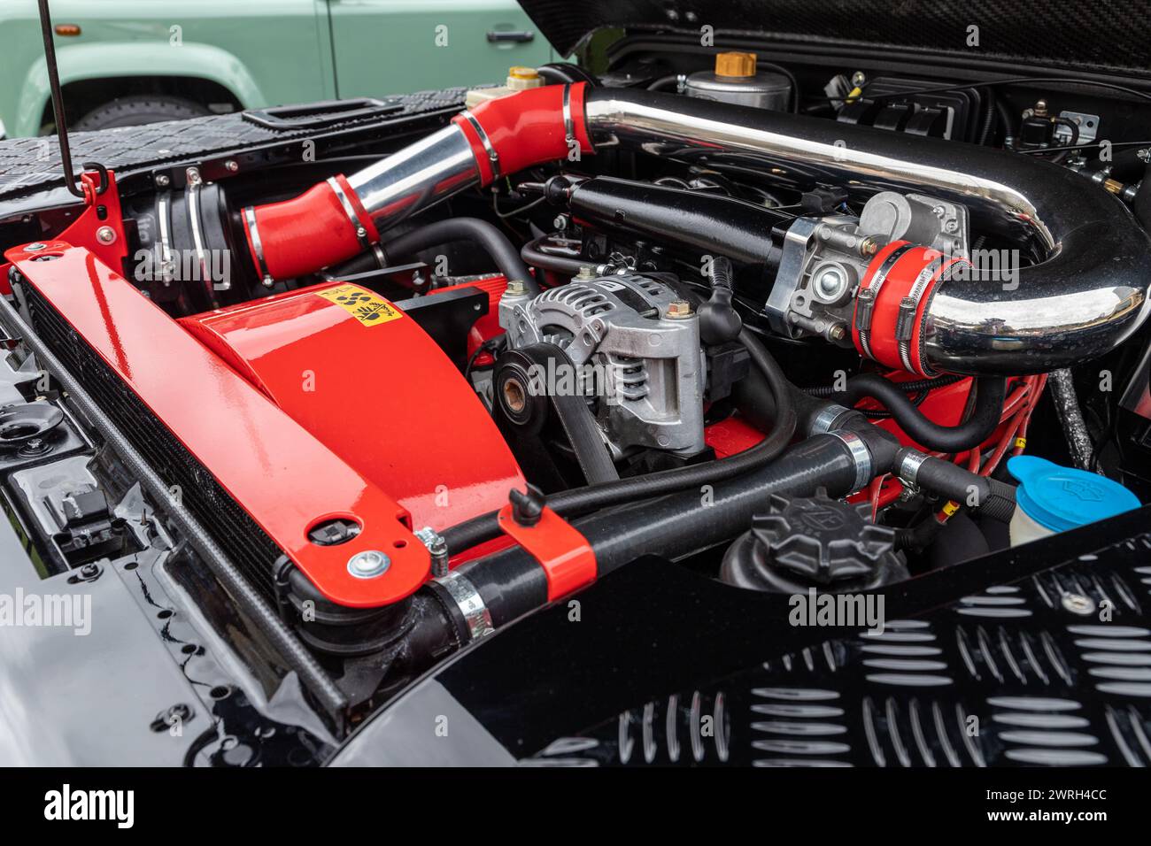 Land Rover at the London Concours classic car show Stock Photo - Alamy