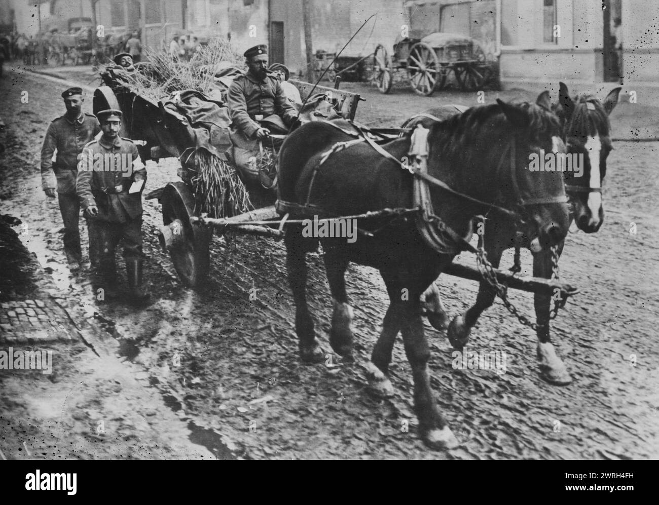 Wounded Russian prisoners, between c1915 and c1918. Wounded Russian ...