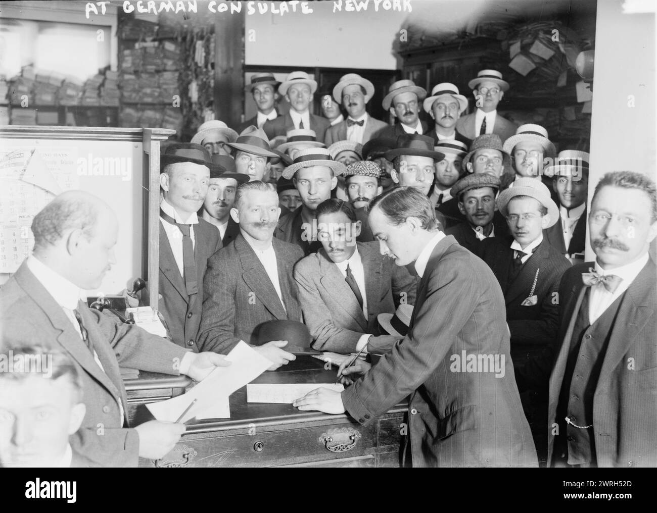 World war i registration hi-res stock photography and images - Alamy