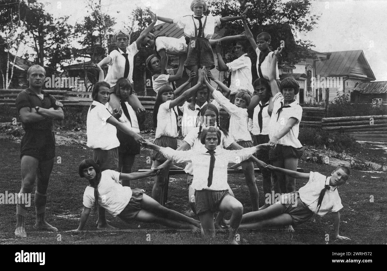 At the pioneer camp, 1928. From a collection of 153 photographs and ...