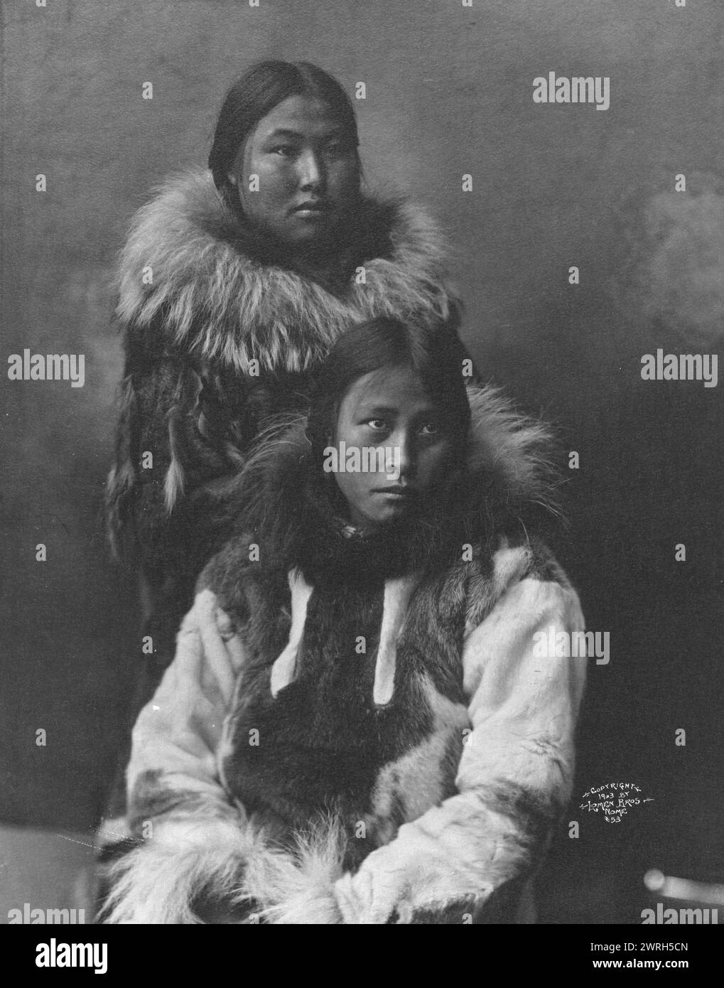 Photograph two indian women Black and White Stock Photos & Images - Alamy