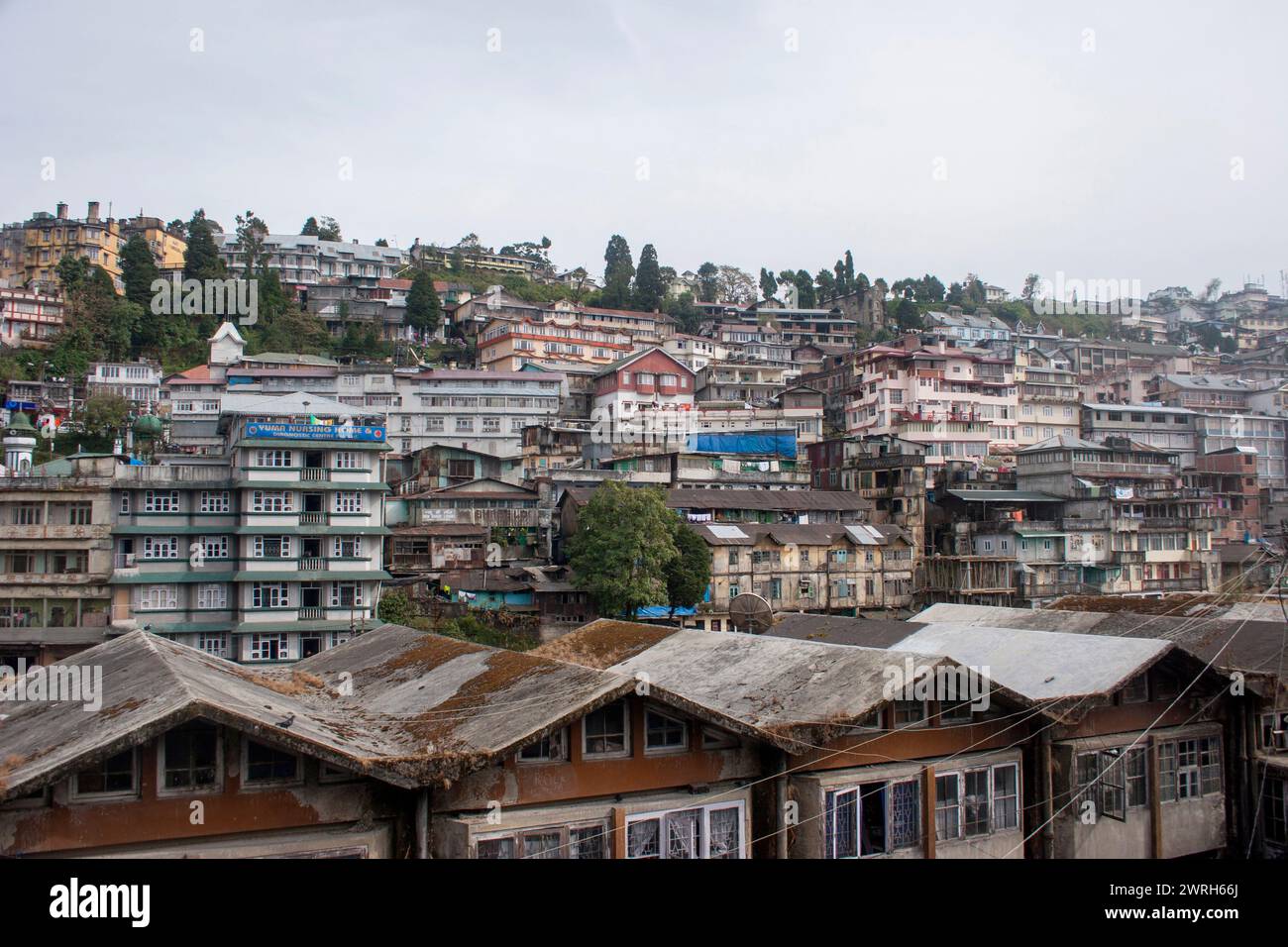 Gangtok The Capital City of Sikkim , India Stock Photo - Alamy