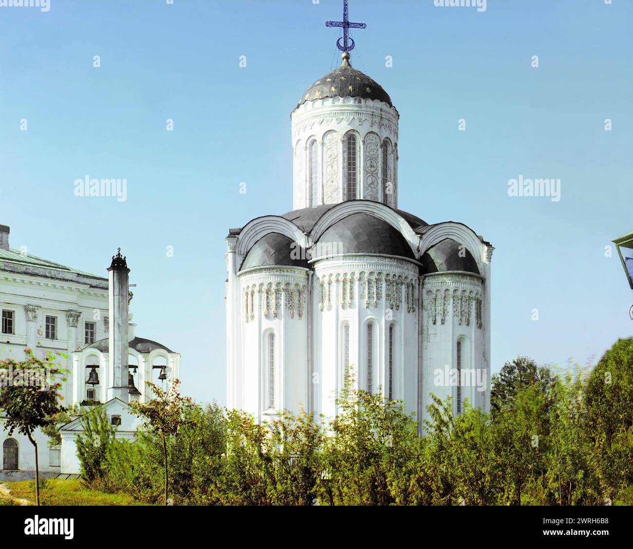 Altar side of the Cathedral of Saint Demetrius [Vladimir], 1911. From ...