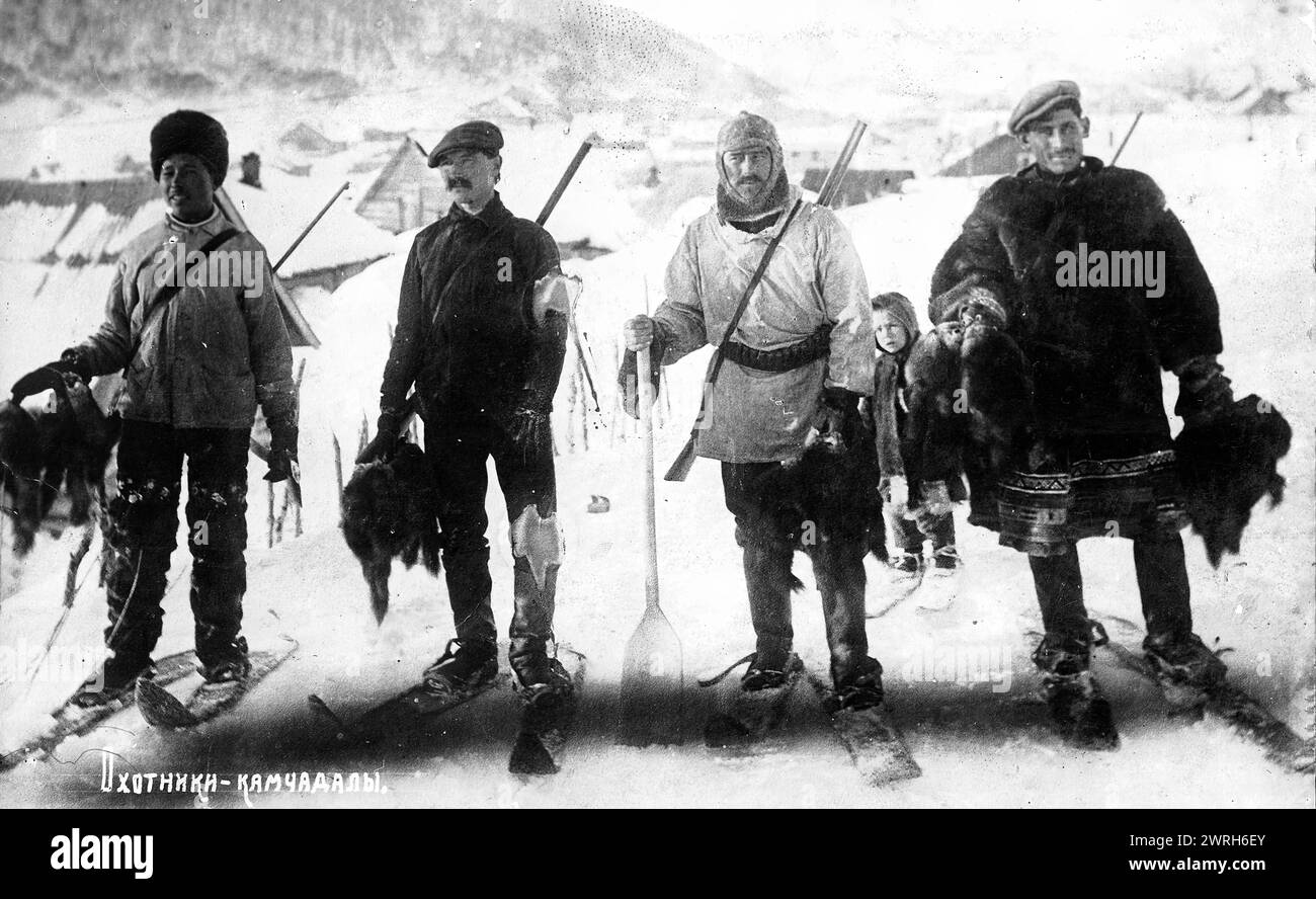 Russian hunters Black and White Stock Photos & Images - Alamy