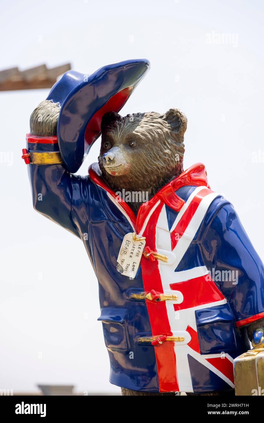Paddington Bear statue in Lima, Peru Stock Photo - Alamy
