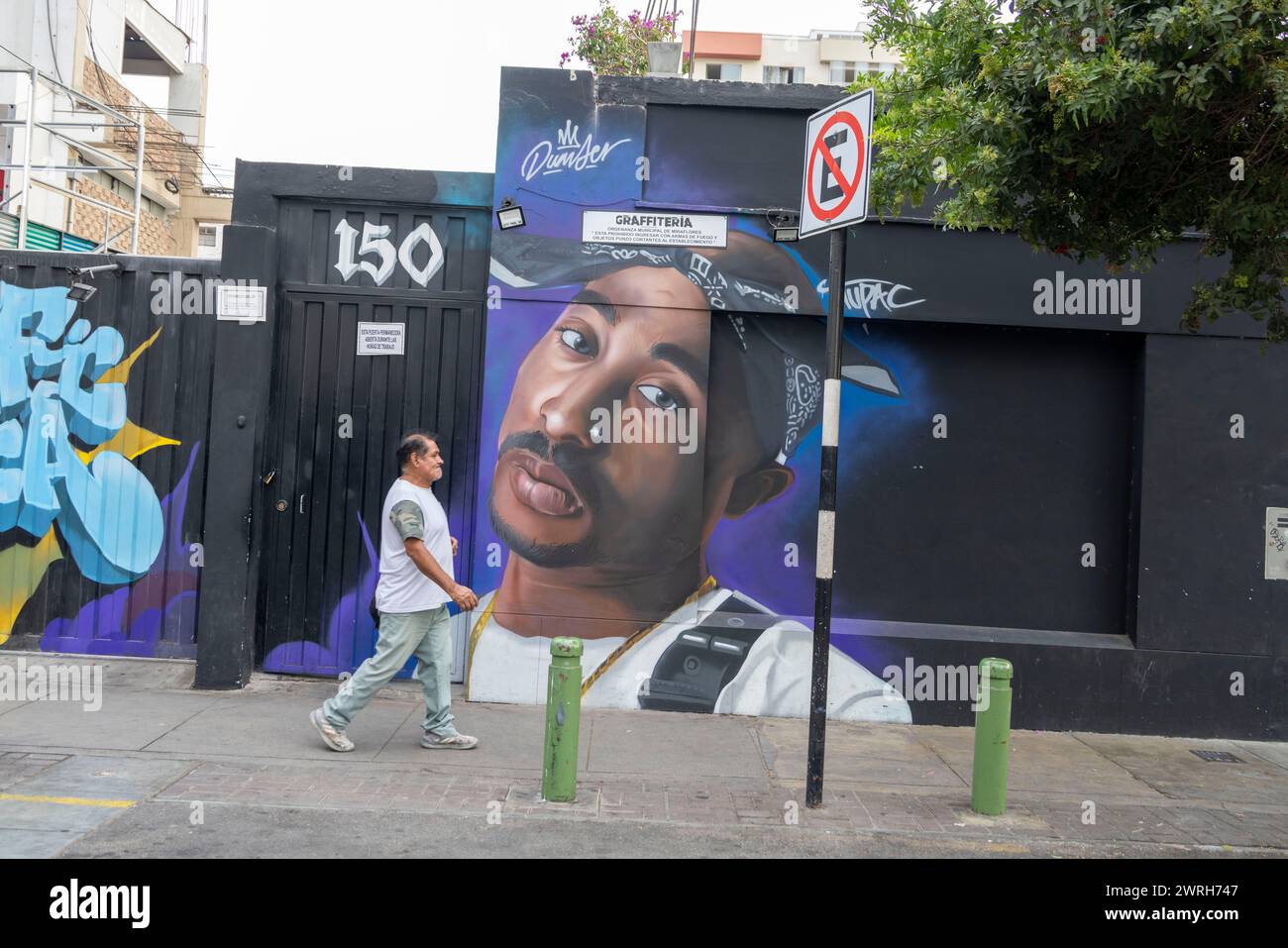 murals Lima Peru Stock Photo - Alamy