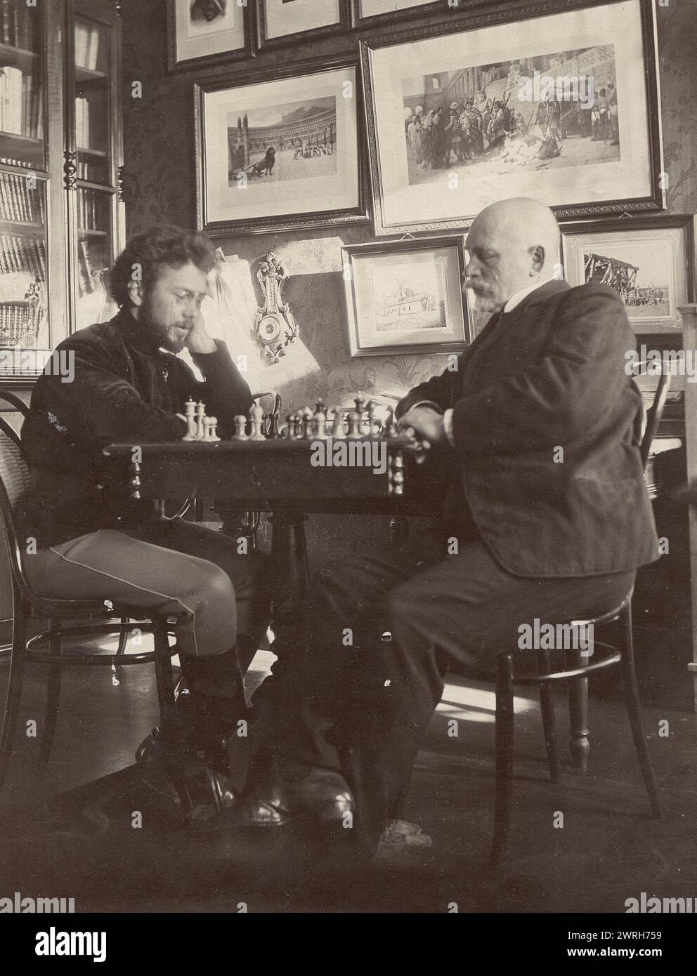 Chess game, 1909. This collection includes more than four hundred ...
