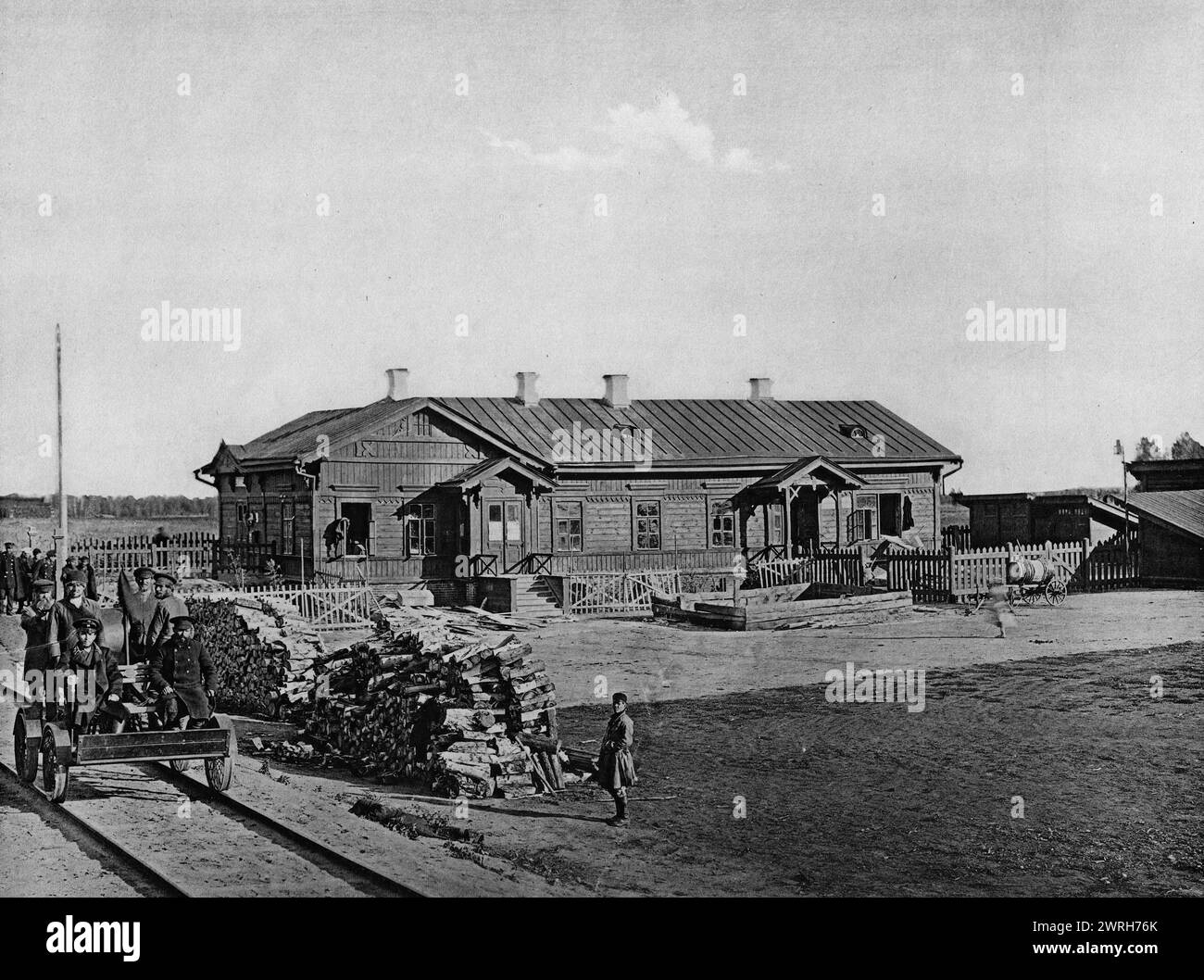 West-Siberian Railroad. Station of the Fifth Class, Vargashi, 1892-1896 ...