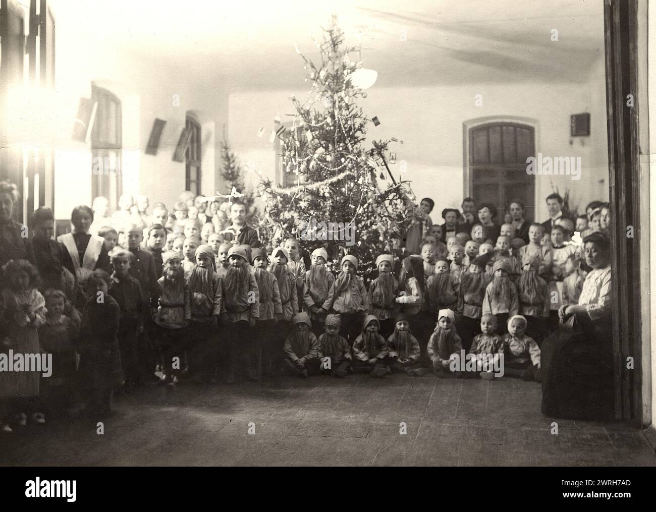 Christmas tree in the new building of the Olginsky orphanage of ...