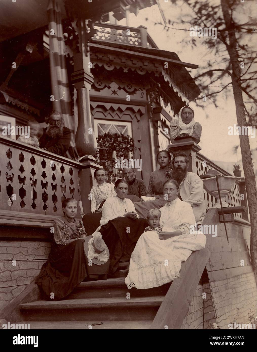 At the dacha of Yuri Matveeva, 1897. This collection includes more than ...
