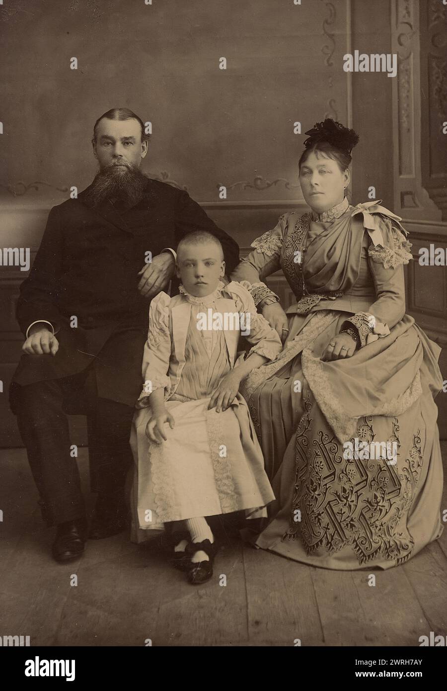Group photo of the family of merchant Egorov Alexander Mikhailovich ...