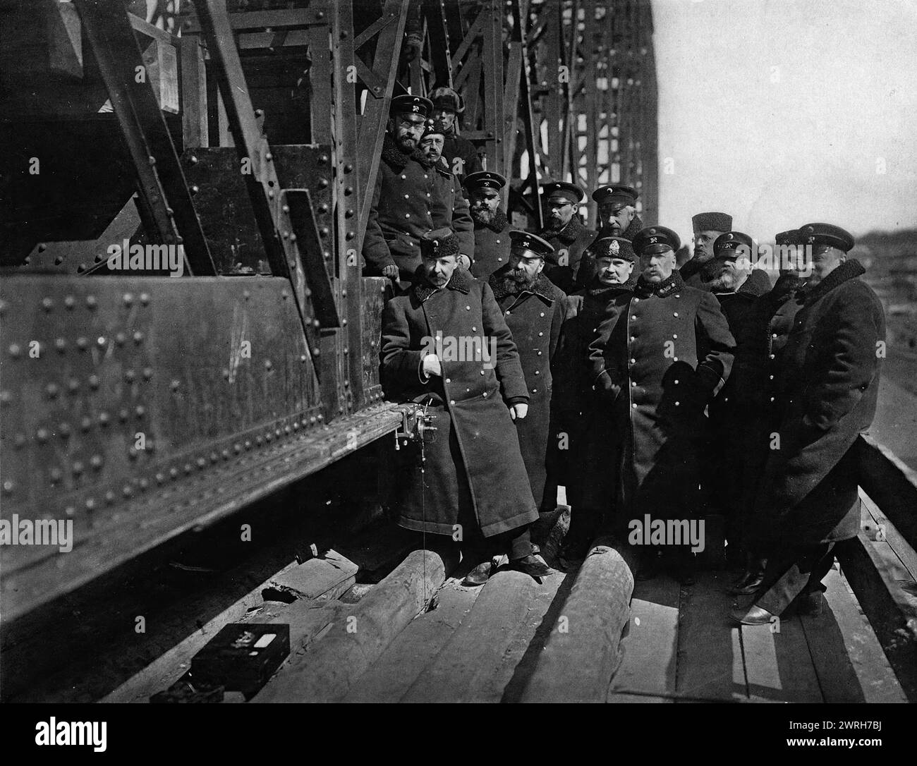 West-Siberian Railroad. Bridge Across the Ob River. Examination of a ...