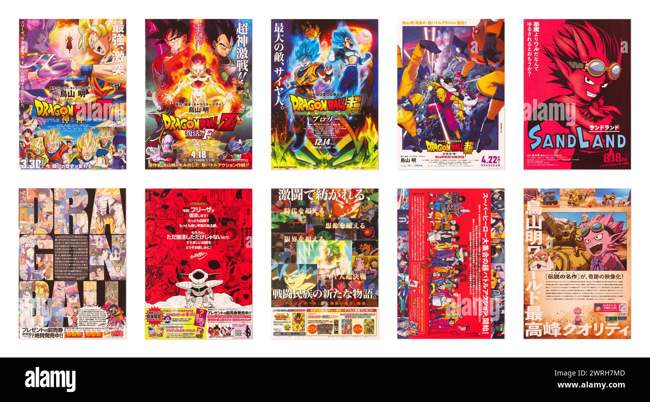 tokyo, japan - mar 8 2024: 1rst version of the double-sided leaflets of ...