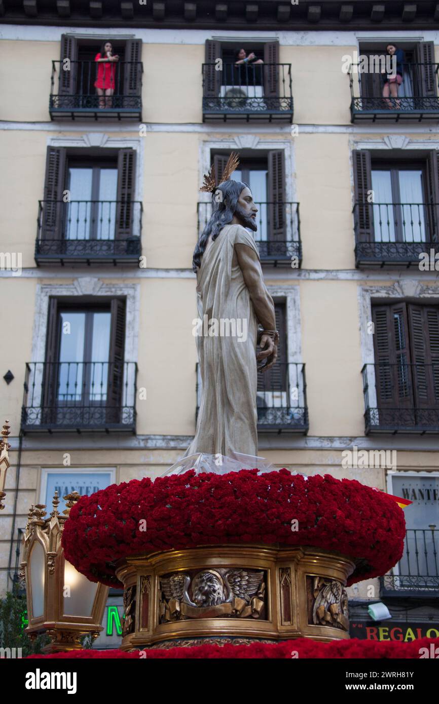 MADRID, SPAIN - APRIL 03, 2015: Procession of Jesus of Nazareth "The ...