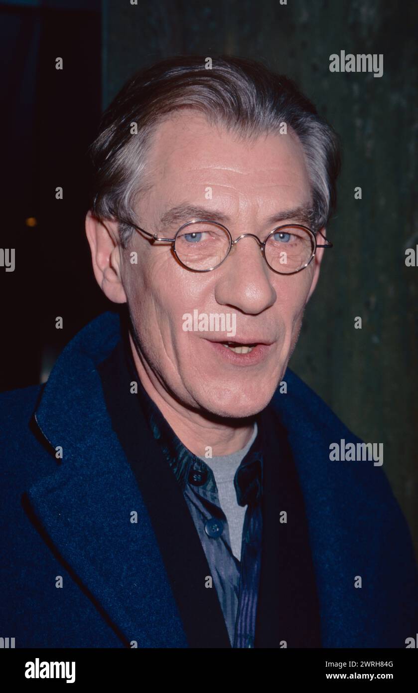Ian Mckellen At Late Night With Conan O Brien At Nbc Studios In
