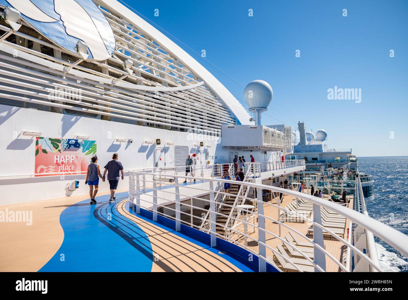 The Princess Discovery Cruise Ship Stock Photo - Alamy