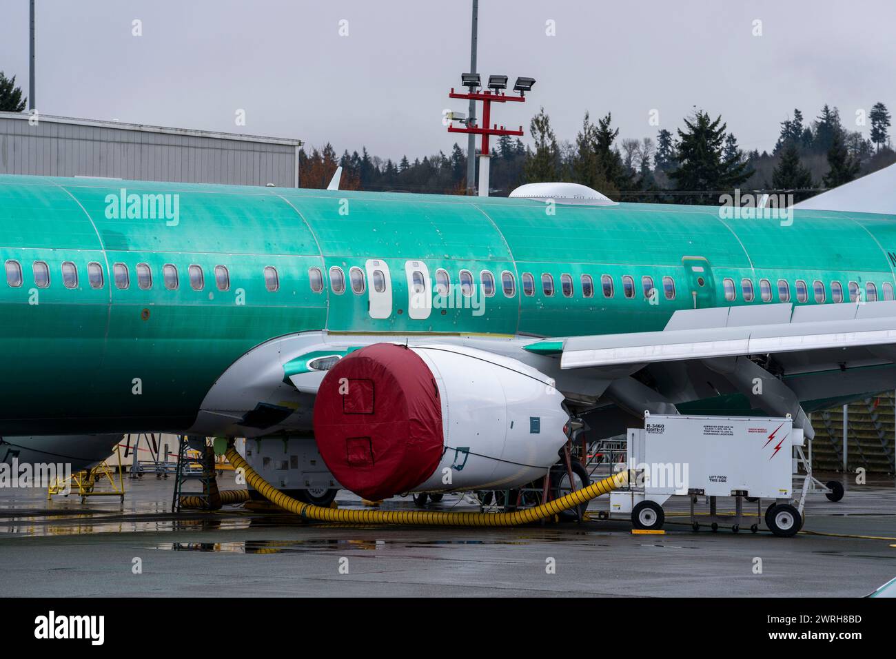 Renton, Washington, USA. 12th Mar, 2024. Boeing airplanes stand in ...