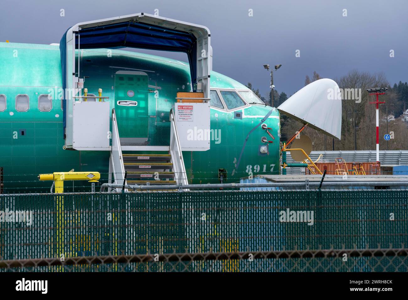 Renton, Washington, USA. 12th Mar, 2024. Boeing airplanes stand in ...
