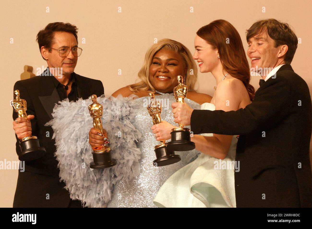 March 10 2024, Los Angeles, California, USA: Robert Downey Jr., Da'Vine ...