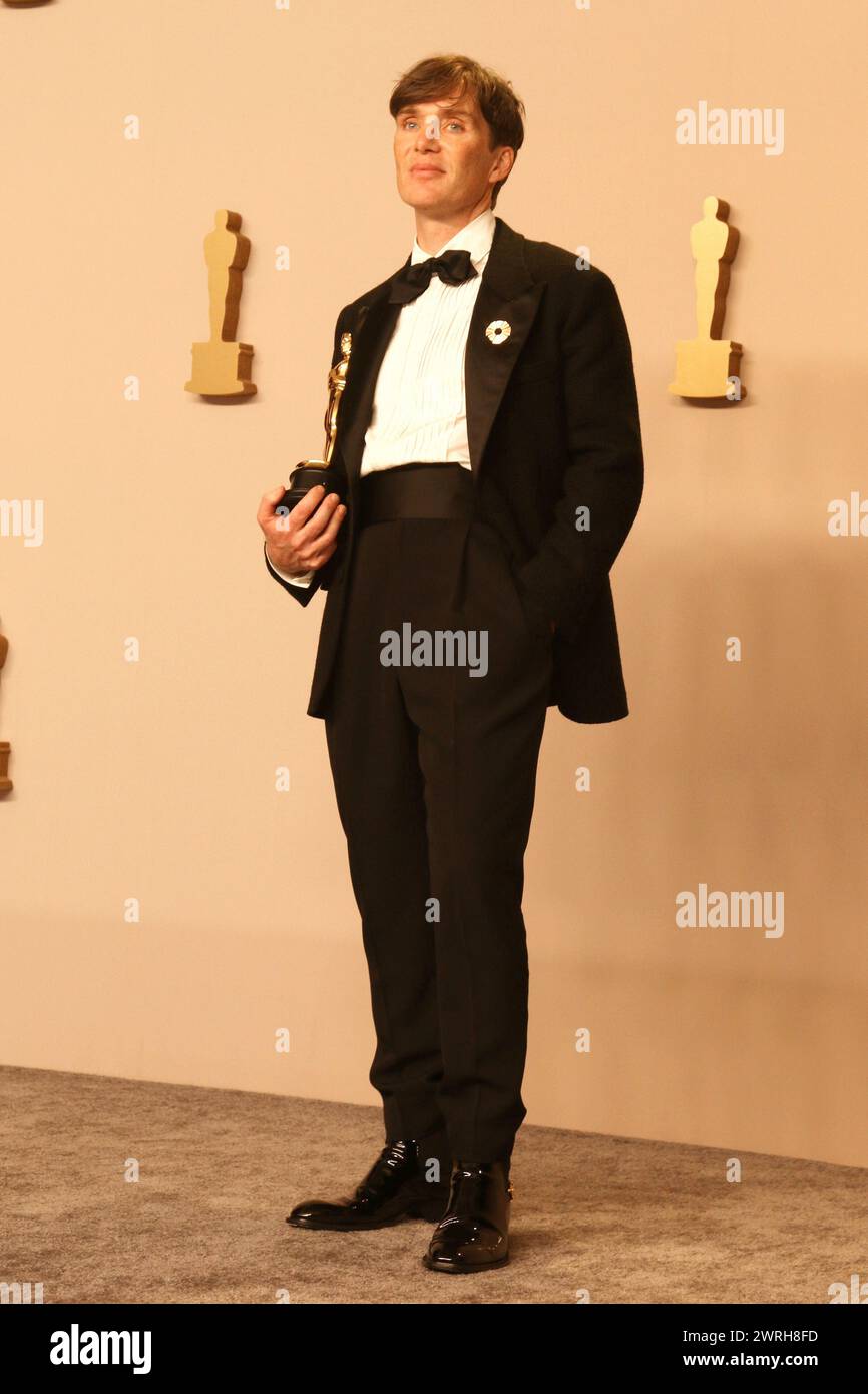 March 10 2024, Los Angeles, California, USA: Cillian Murphy at the 96th ...