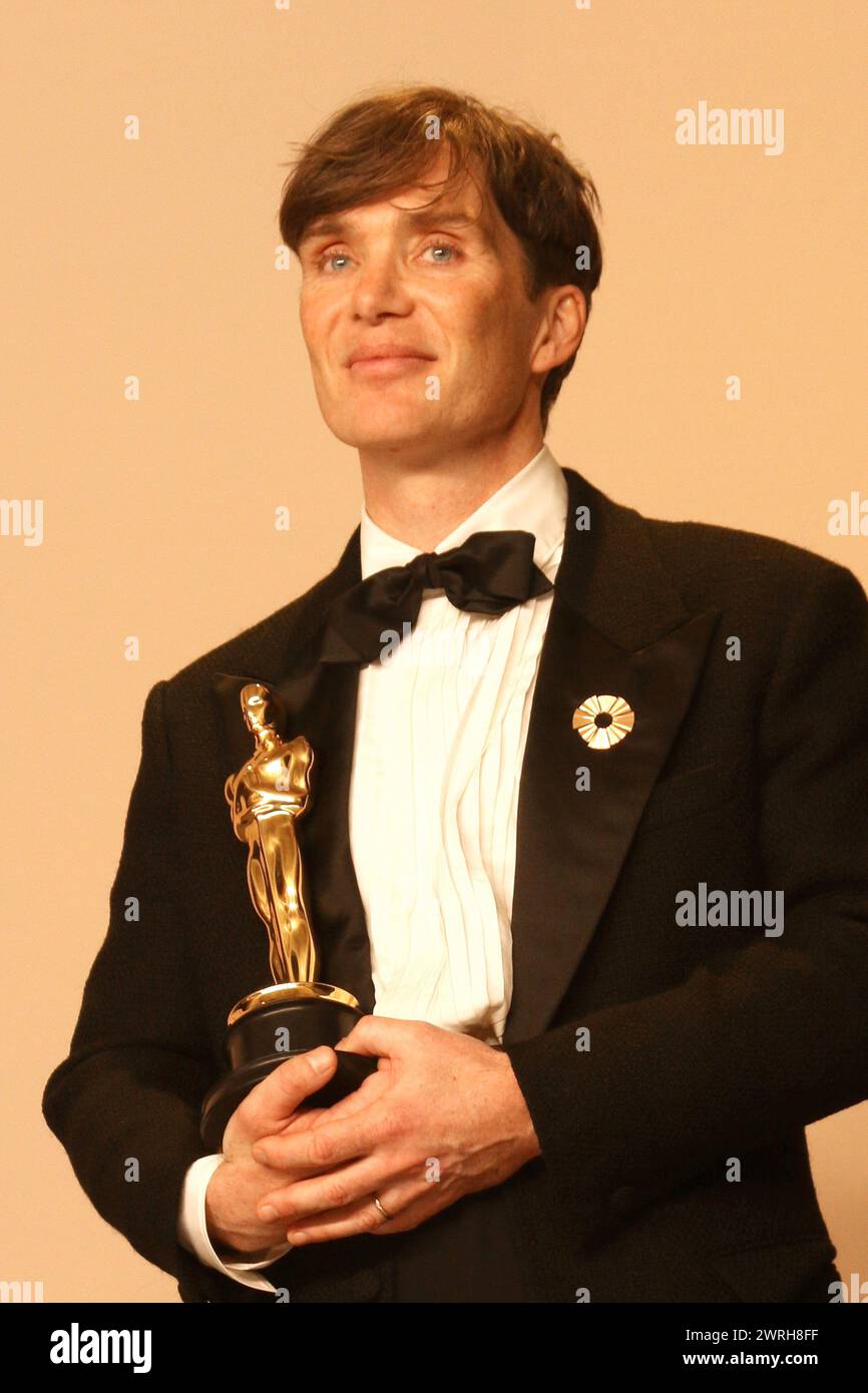 March 10 2024, Los Angeles, California, USA: Cillian Murphy at the 96th ...