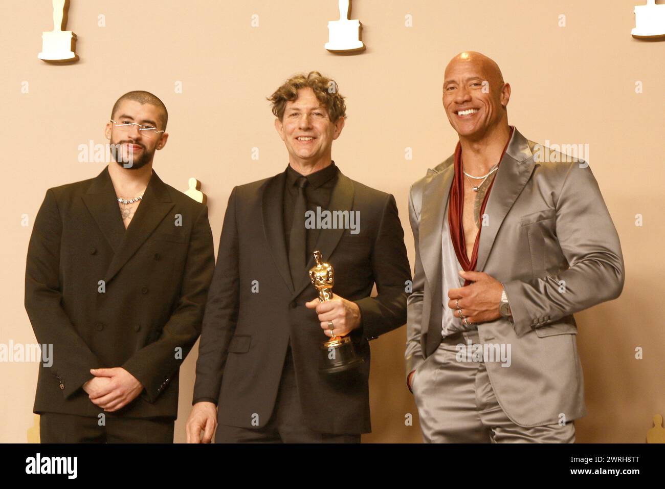 March 10 2024, Los Angeles, California, USA: Bad Bunny, Jonathan Glazer ...