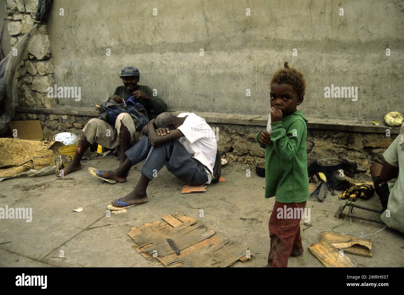 May 18, 1994;Port -au-Prince, Haiti-Poverty stricken children of Port ...