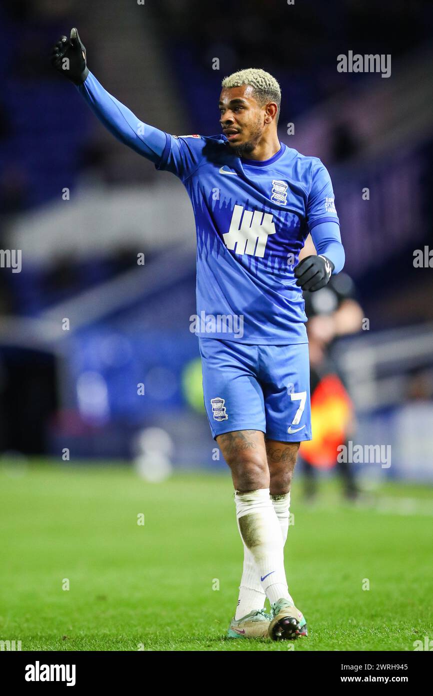 Juninho Bacuna of Birmingham City during the Sky Bet Championship match ...
