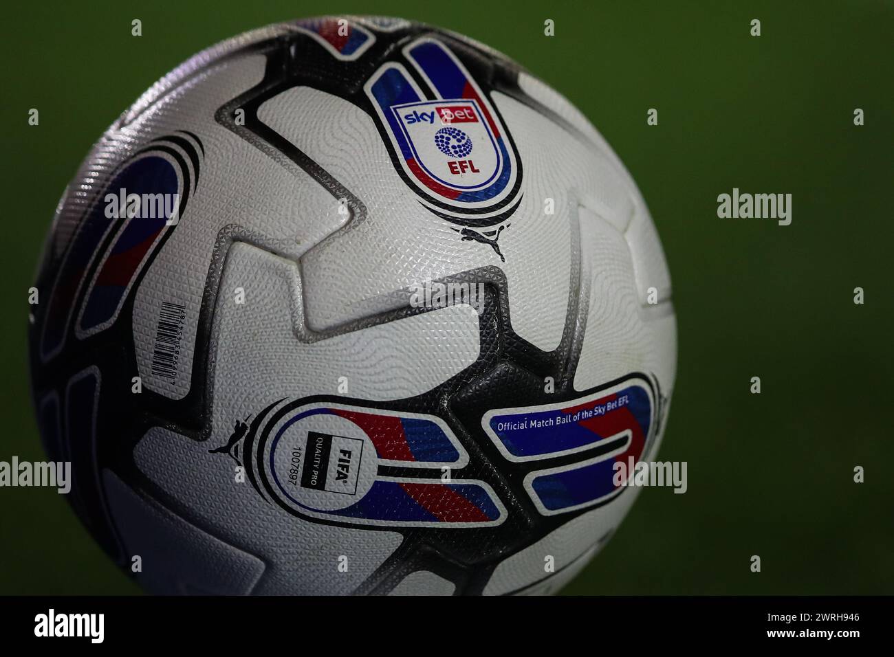 The EFL match ball during the Sky Bet Championship match Birmingham ...