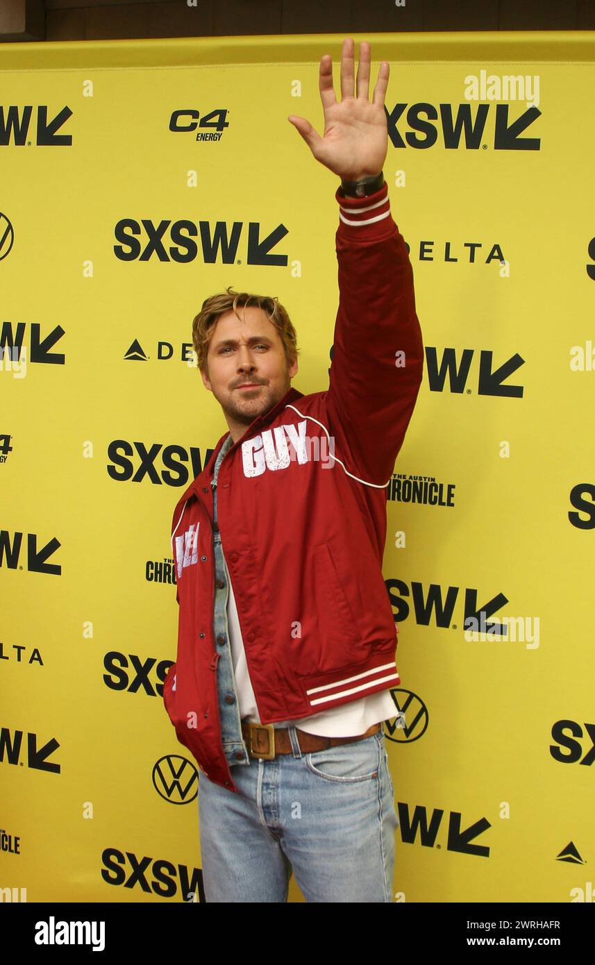 Ryan Gosling arrives for the world premiere of "The Fall Guy" at the ...