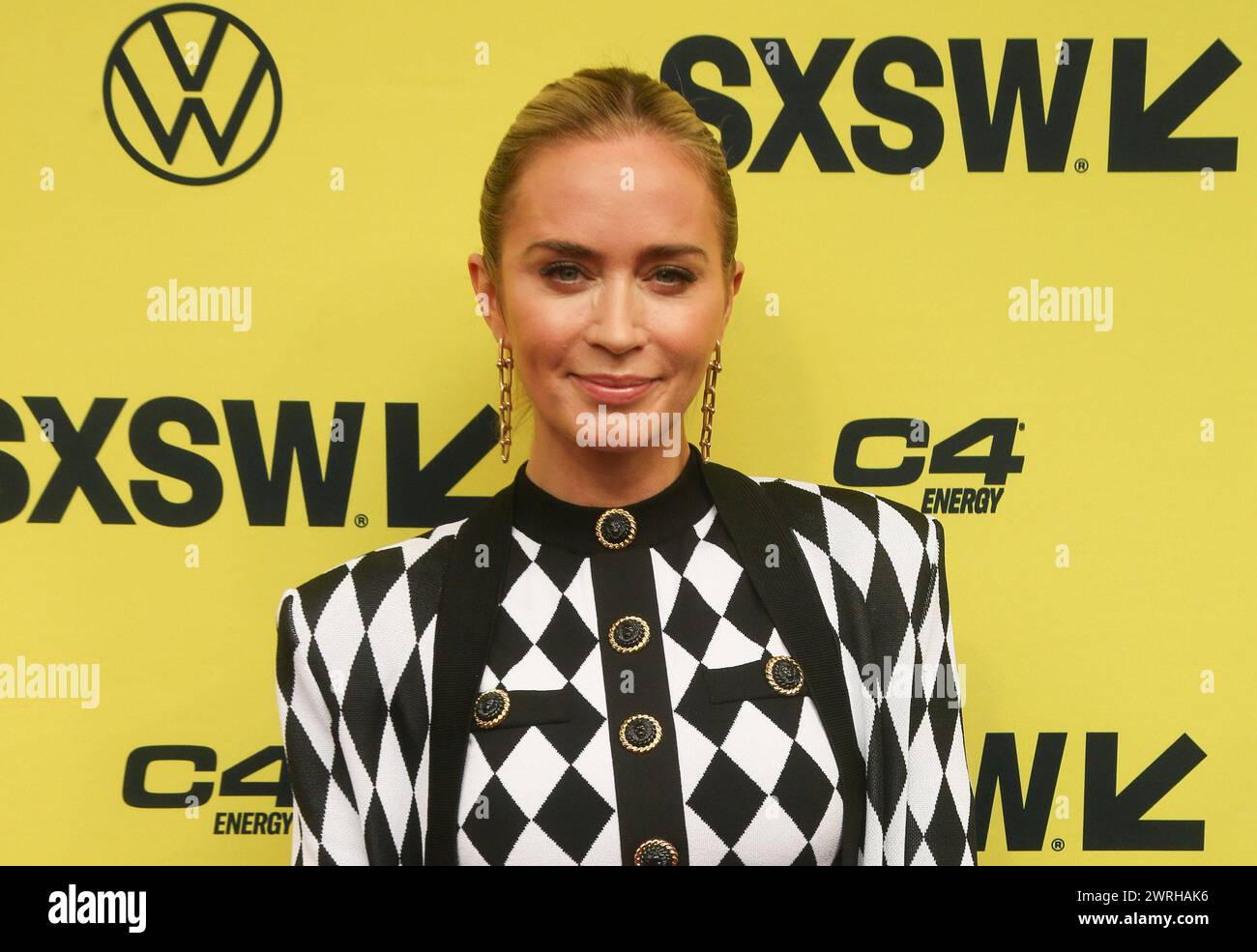 Emily Blunt arrives for the world premiere of "The Fall Guy" at the ...