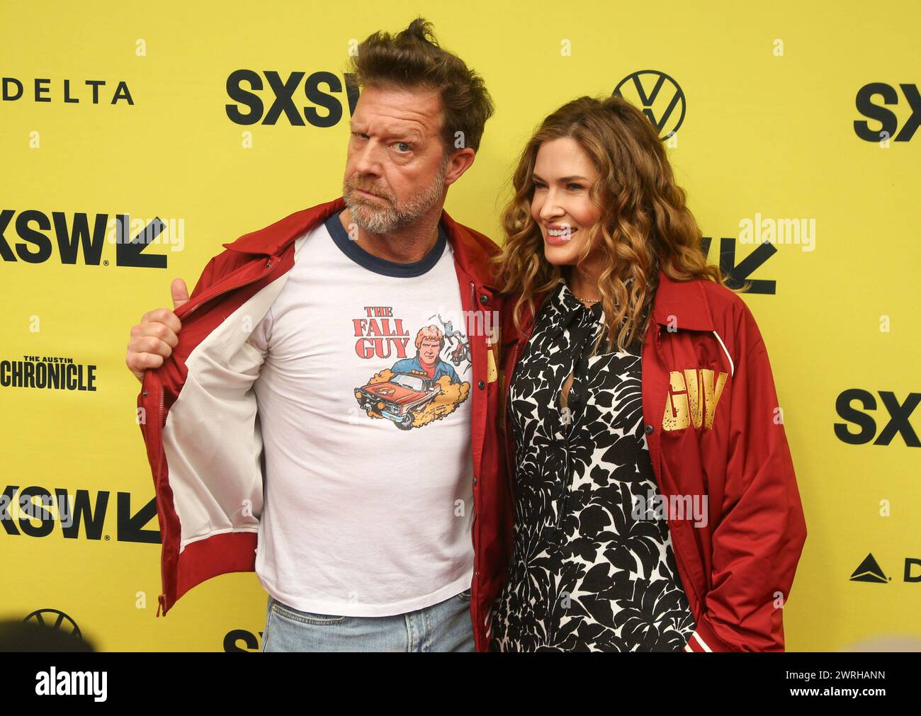 Director David Leitch and Kelly McCormick arrive for the world premiere ...
