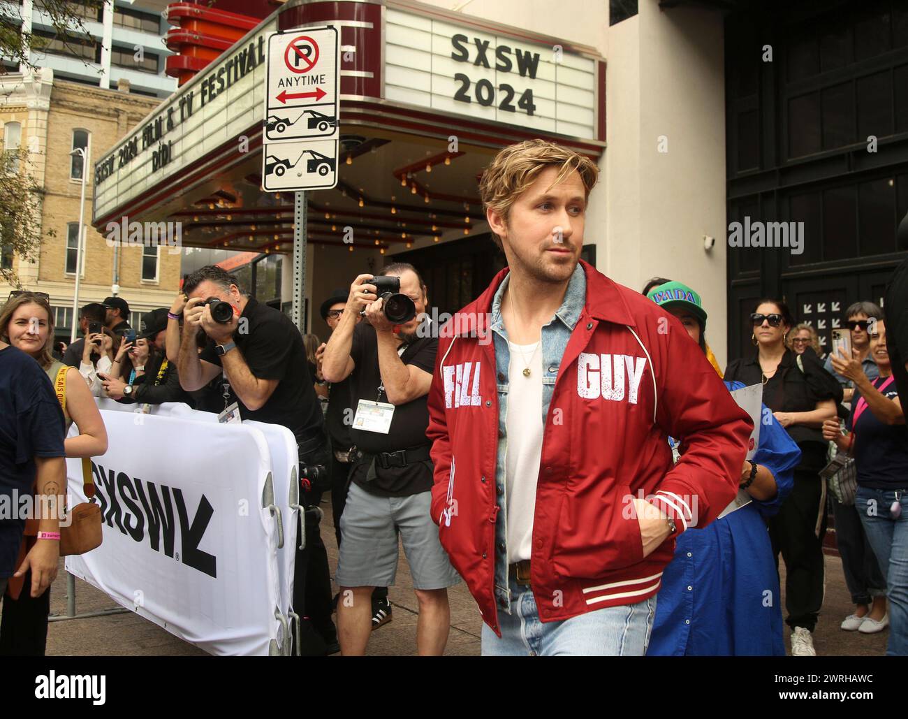 Ryan Gosling arrives for the world premiere of "The Fall Guy" at the ...