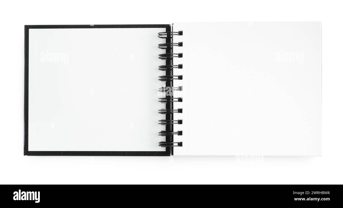 Spiral notebook mockup Cut Out Stock Images & Pictures - Alamy