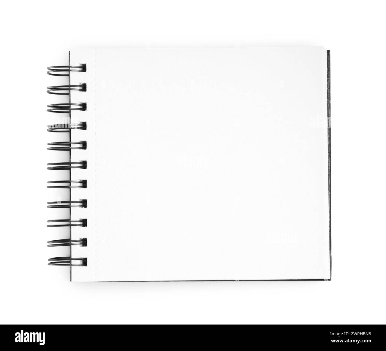 Spiral notebook mockup Cut Out Stock Images & Pictures - Alamy