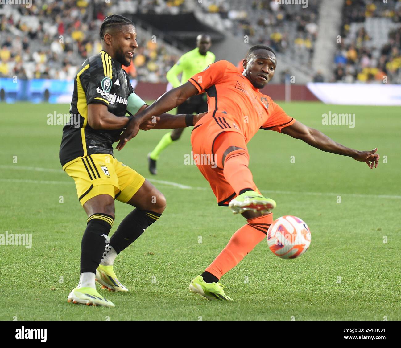 Columbus, Ohio, USA. 12th Mar, 2024. Houston Dynamo FC forward Ibrahim ...
