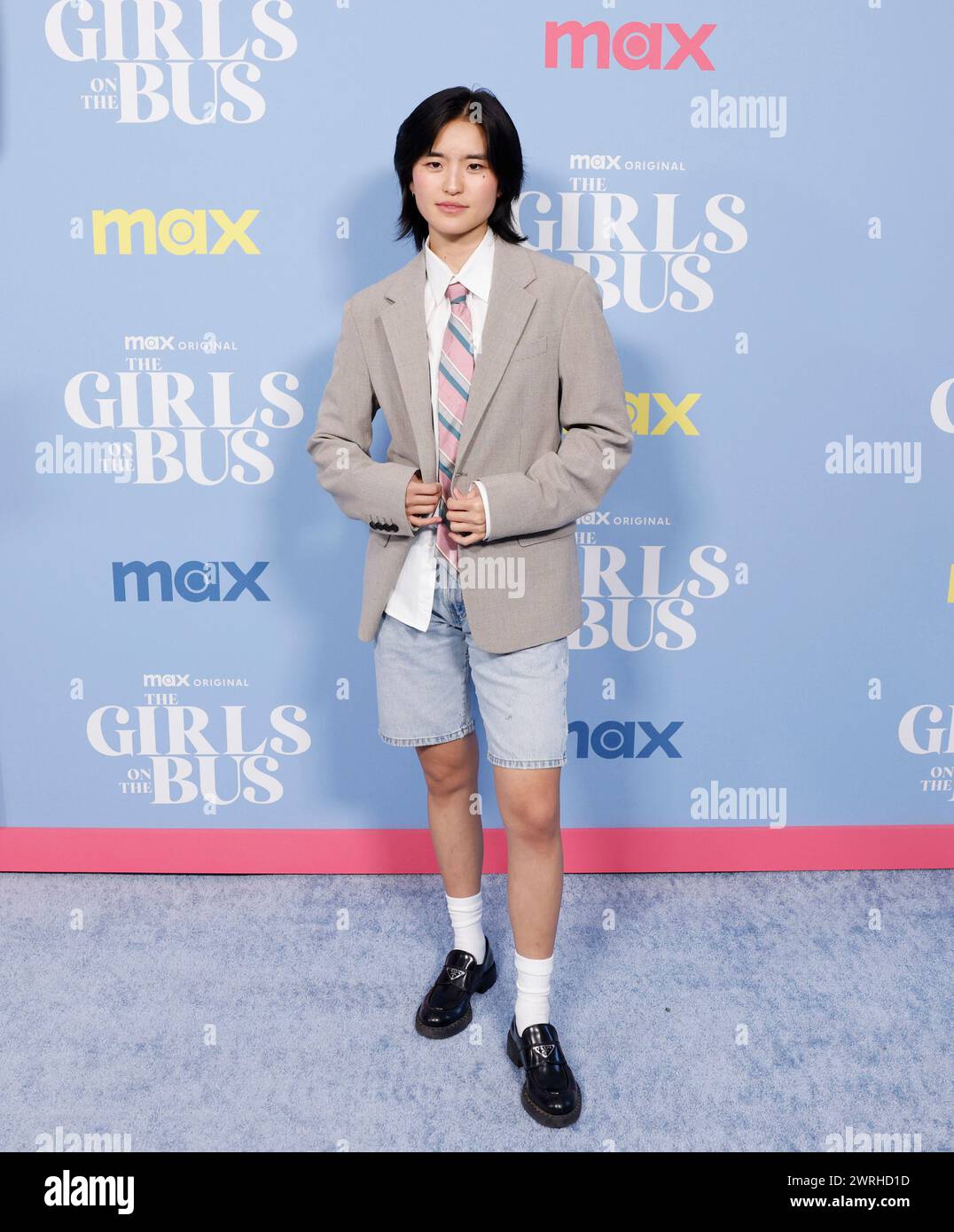 New York, United States. 12th Mar, 2024. Terry Hu arrives on the red ...