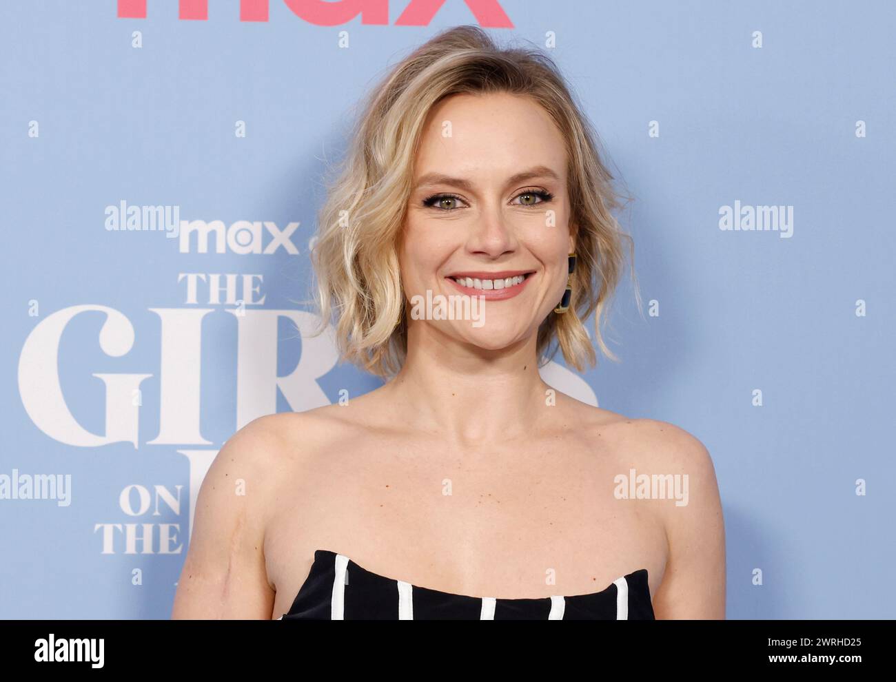 New York, United States. 12th Mar, 2024. Leslie Fray arrives on the red ...